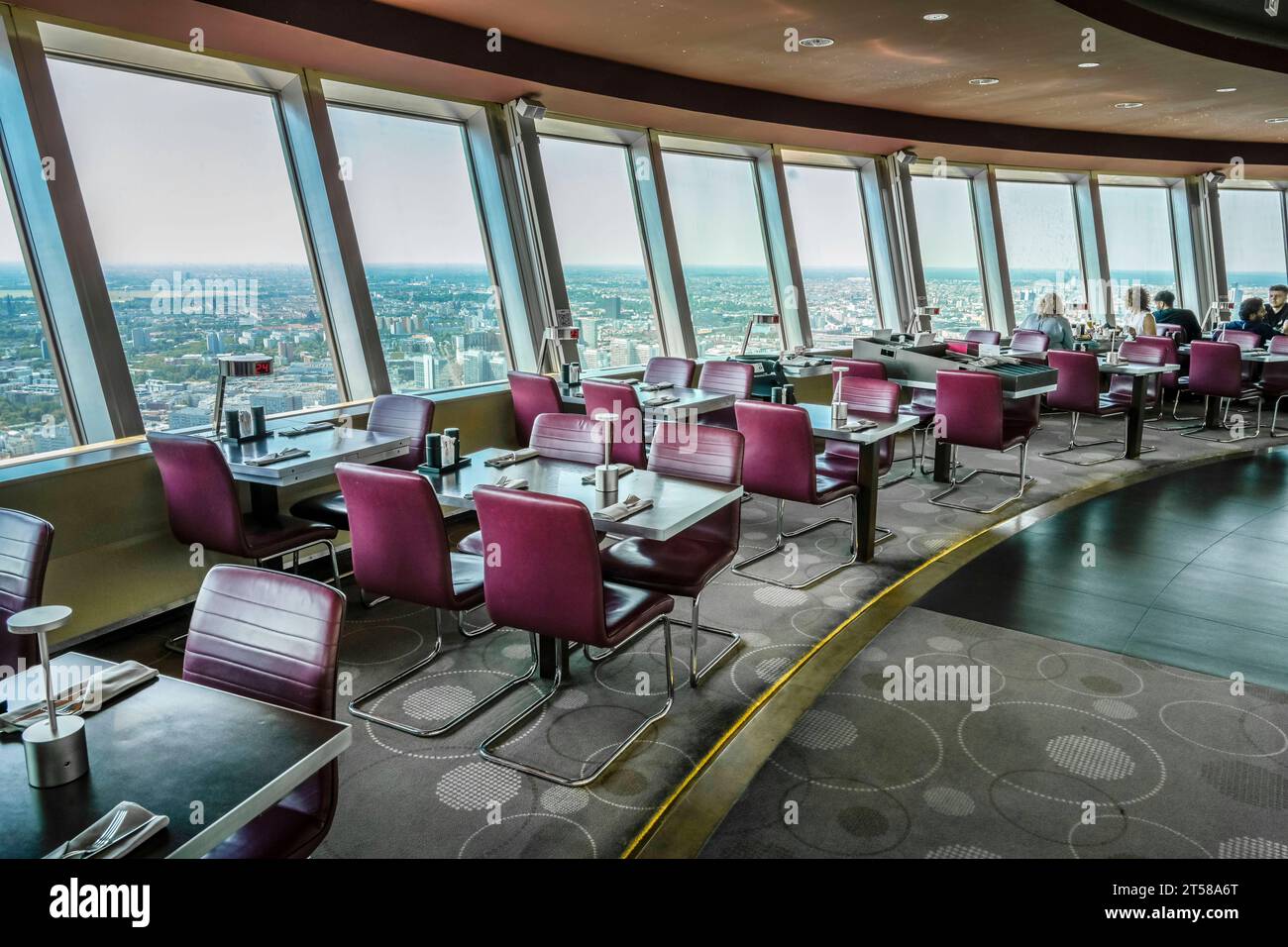 Drehrestaurant, Fernsehturm, Alexanderplatz, Mitte, Berlin, Deutschland ...