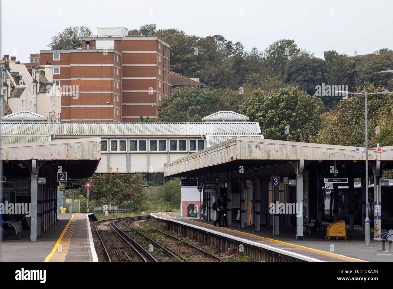 Hastings railway station is the southern terminus of the Hastings line ...