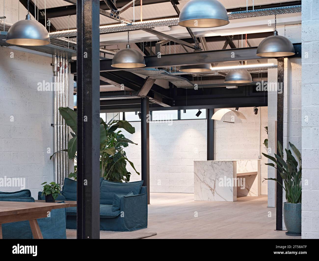 Reception area. Langton Rd, London, United Kingdom. Architect: Stiff ...