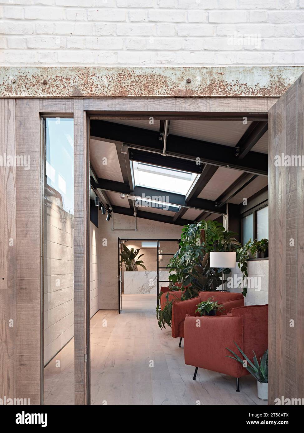 Passageway at front entrance. Langton Rd, London, United Kingdom ...