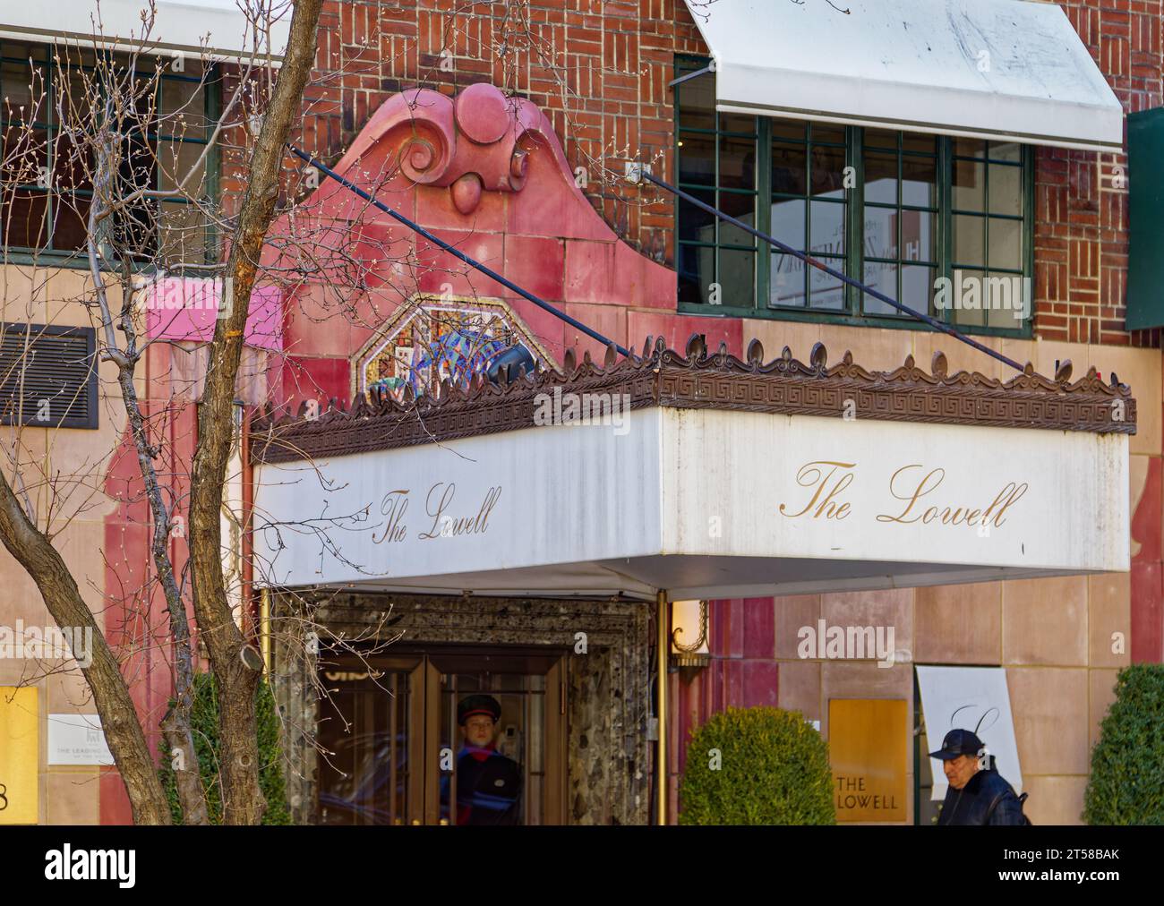 Apartment hotel turned boutique hotel, The Lowell has glazed terra ...