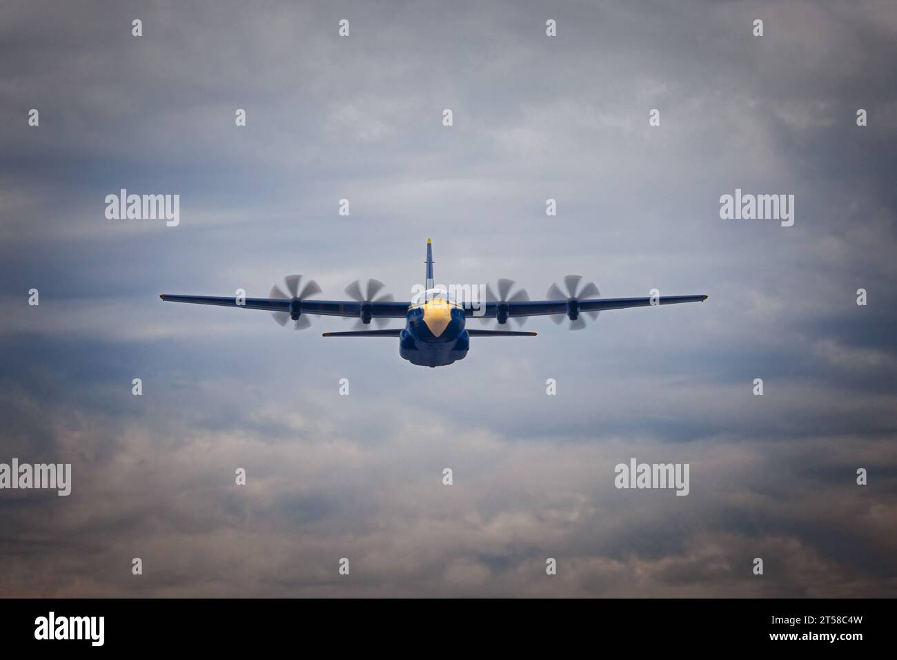 Fat Albert Airlines, the US Navy Blue Angels support aircraft, in a ...