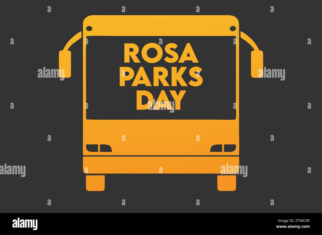 Rosa parks day with black background Royalty Free Vector Stock Vector ...