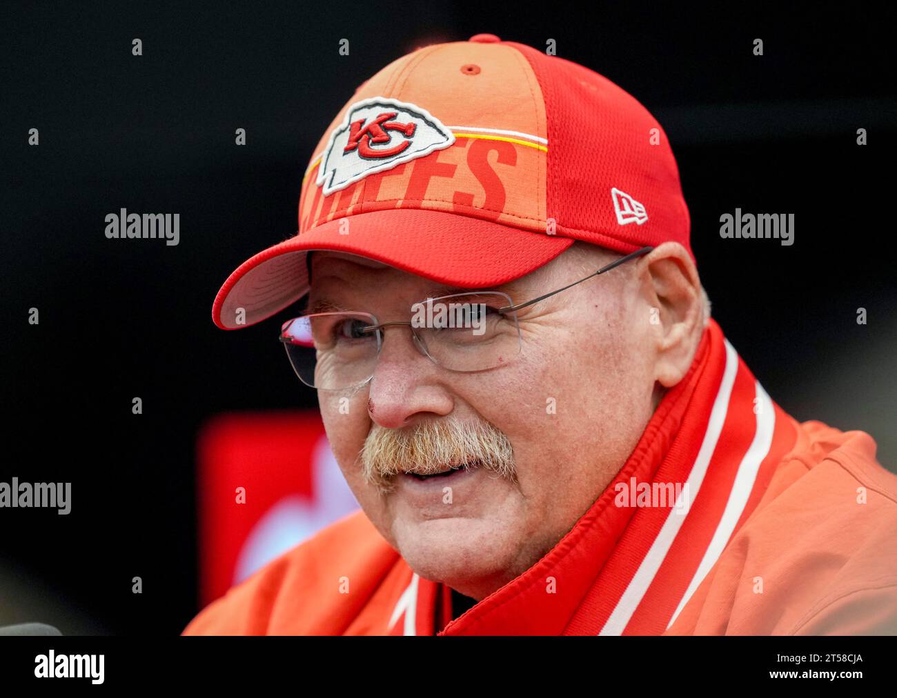 Kansas City Chiefs head coach Andy Reid attends a press conference in ...