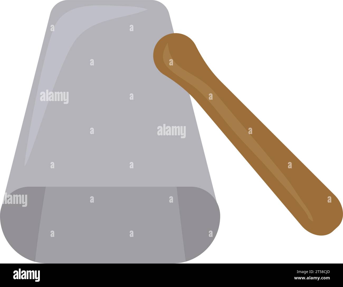 Cowbell instrument Cut Out Stock Images & Pictures - Alamy