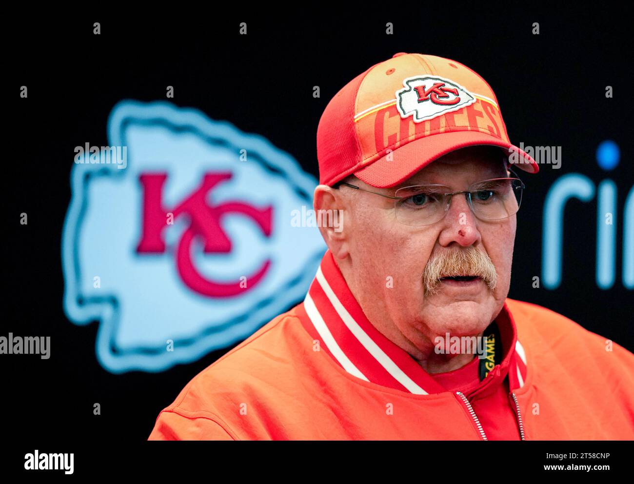 Kansas City Chiefs head coach Andy Reid attends a press conference in ...