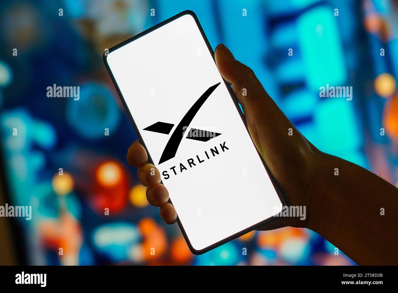 Brazil. 03rd Nov, 2023. In this photo illustration, the Starlink logo ...