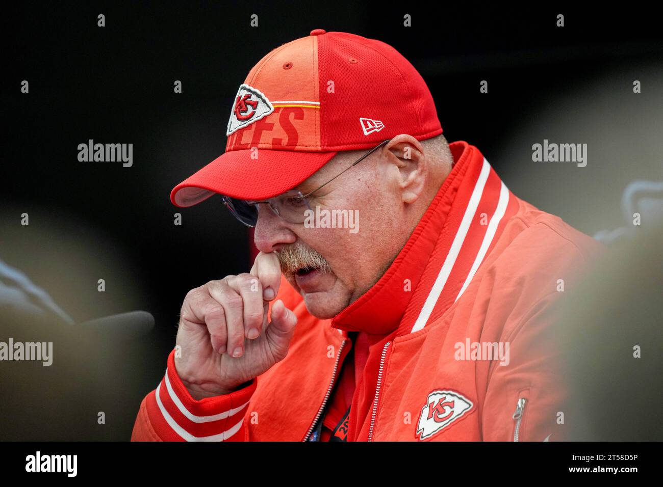 Kansas City Chiefs head coach Andy Reid attends a press conference in ...