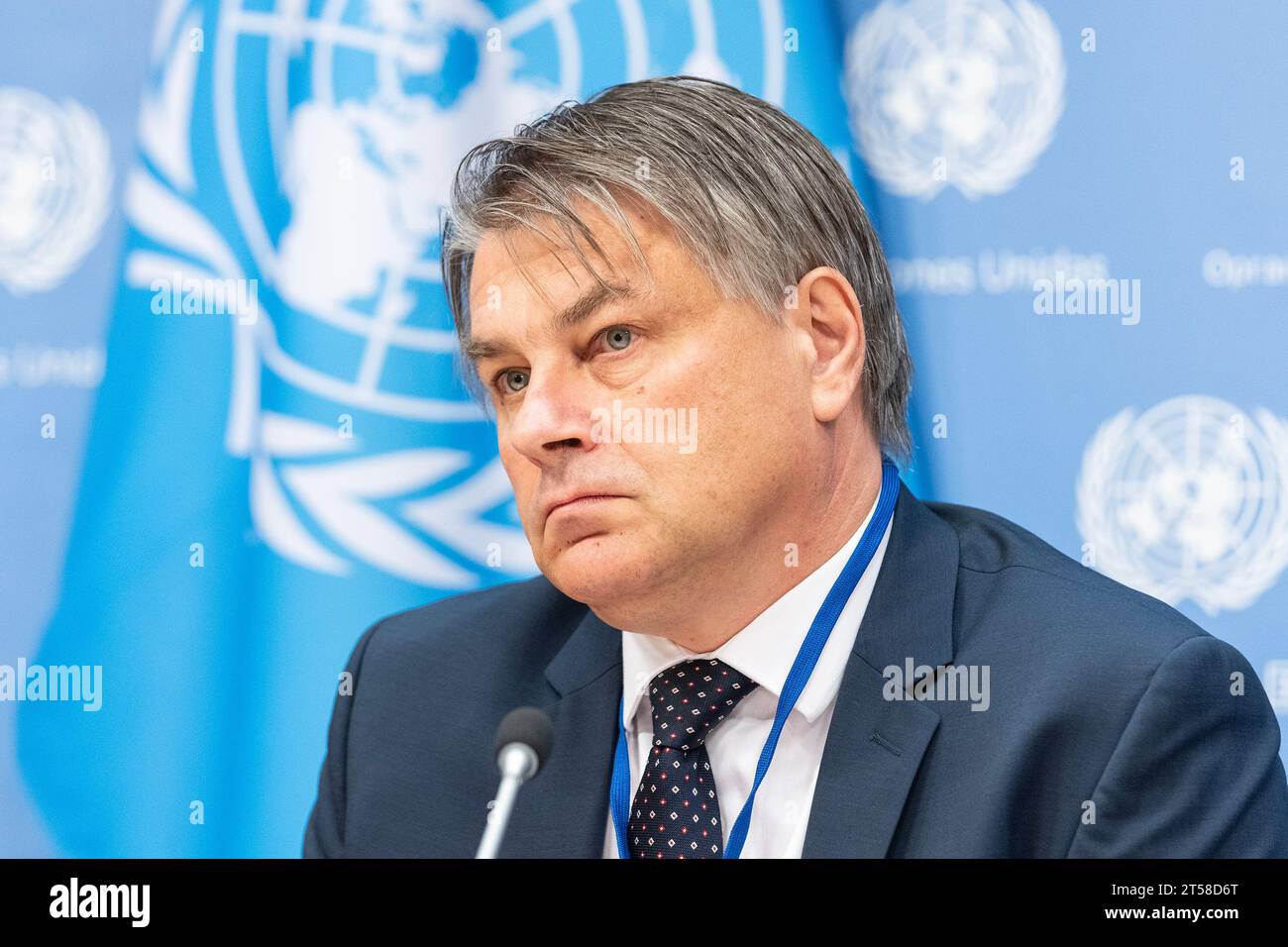 New York, USA. 03rd Nov, 2023. Vaclav Balek, President of United ...