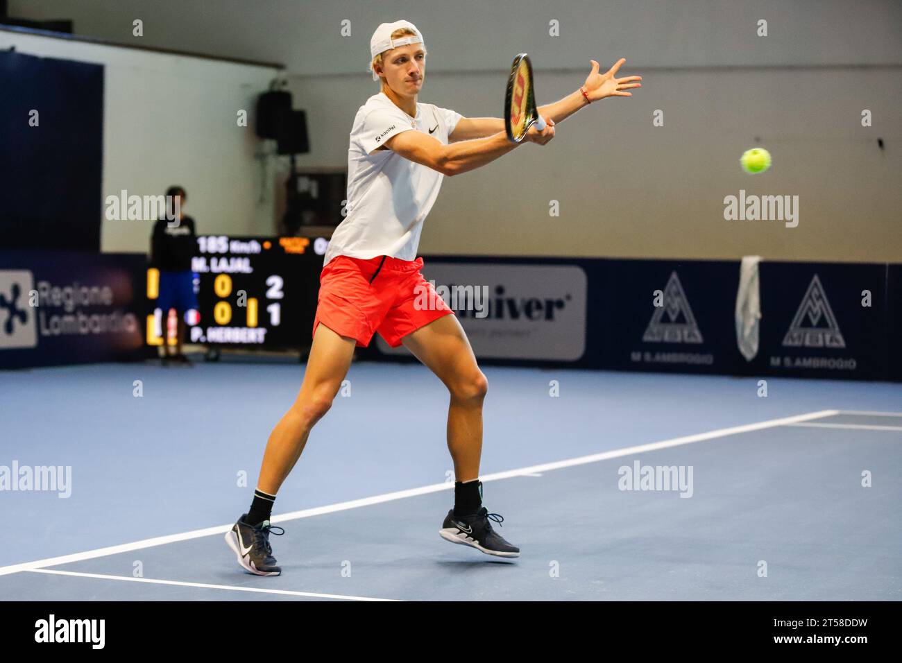 Bergamo, Italy. 03rd Nov, 2023. Mark Lajal (EST) during ATP Challenger ...