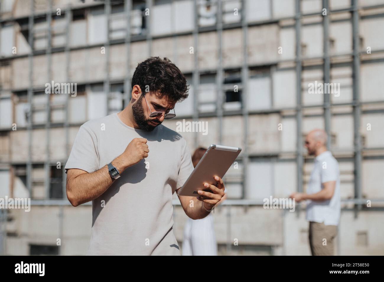 Successful Architects Collaborating on Modern Urban Building Design ...