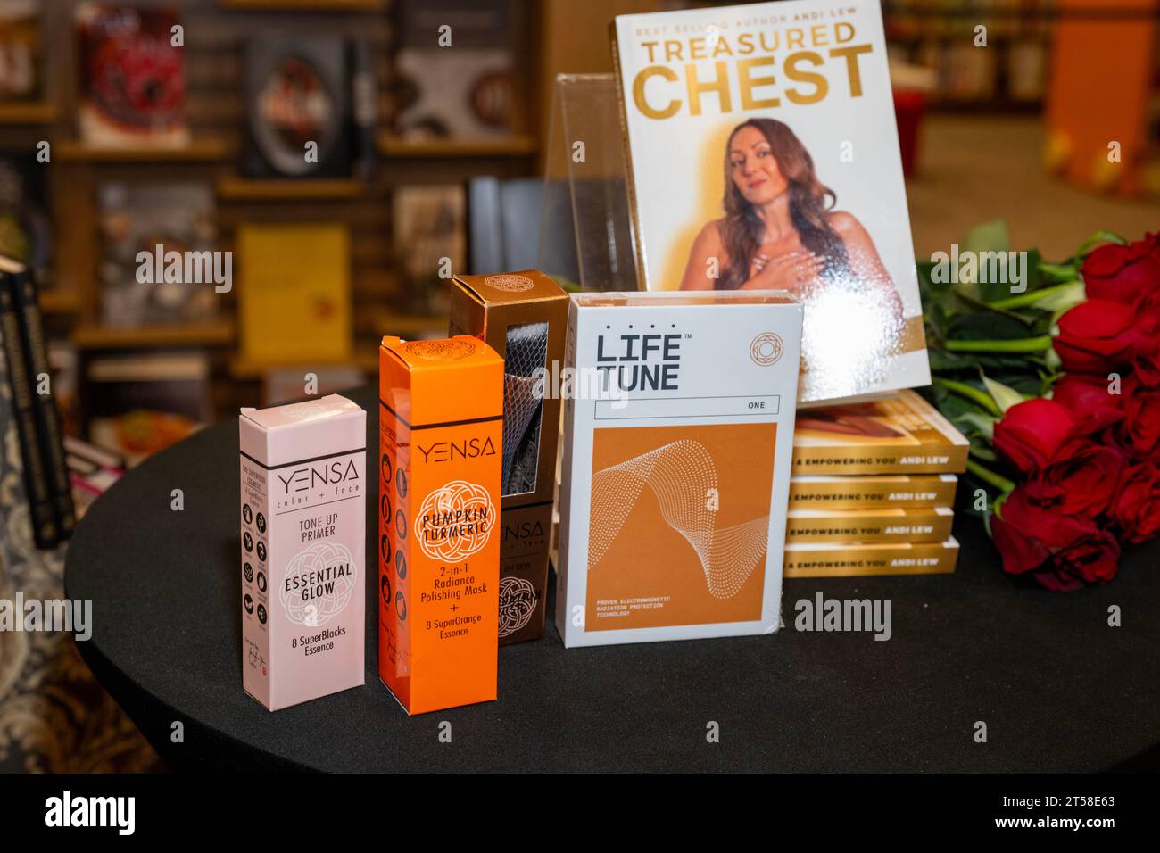 Los Angeles, USA. 02nd Nov, 2023. Sponsor's product at Andi Lew's ...