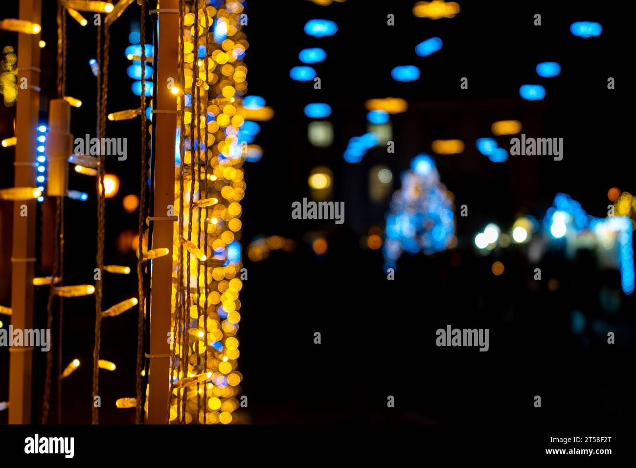 Blurred colored lights on hi-res stock photography and images - Alamy
