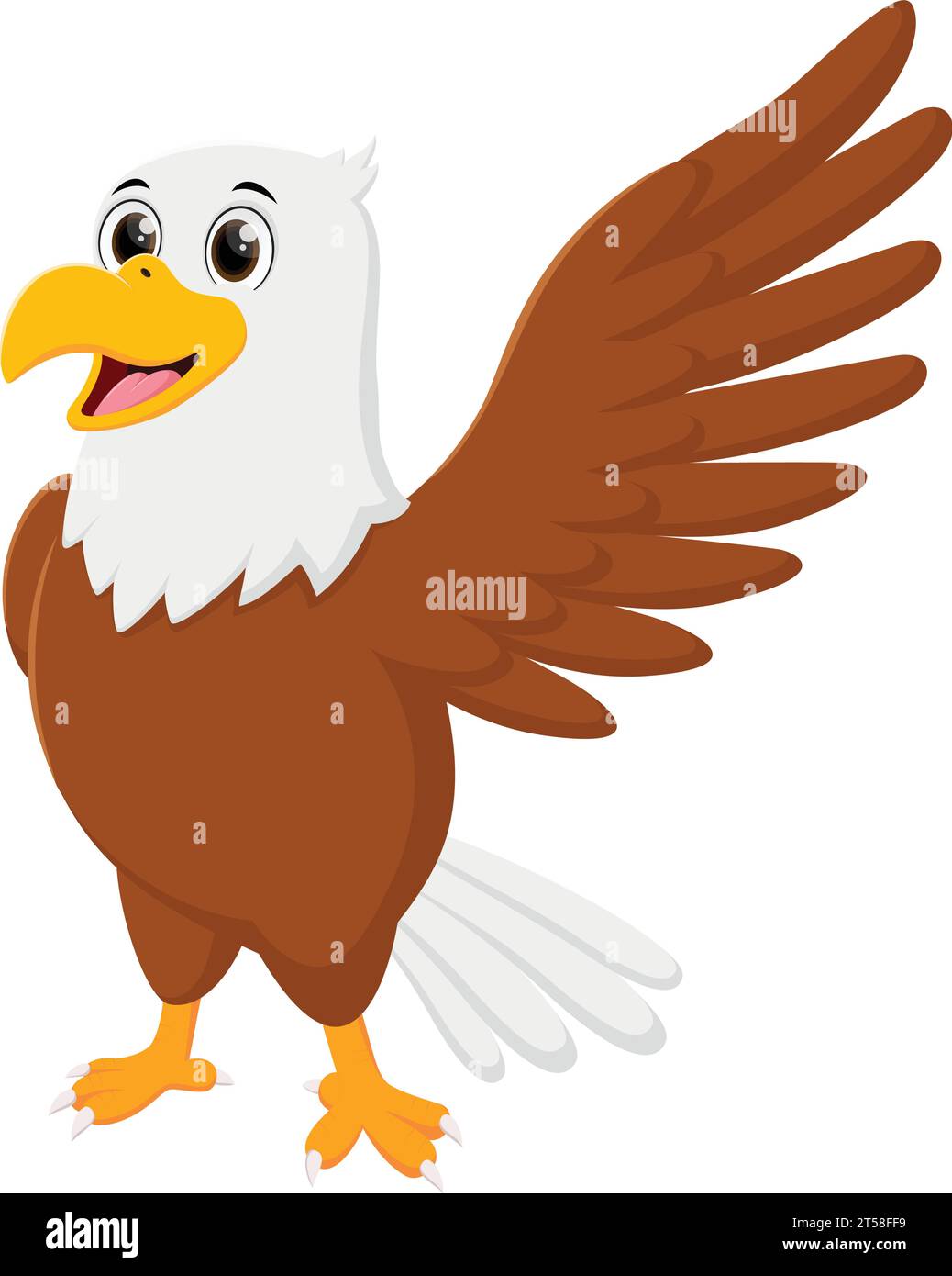 Cartoon eagle hi-res stock photography and images - Alamy