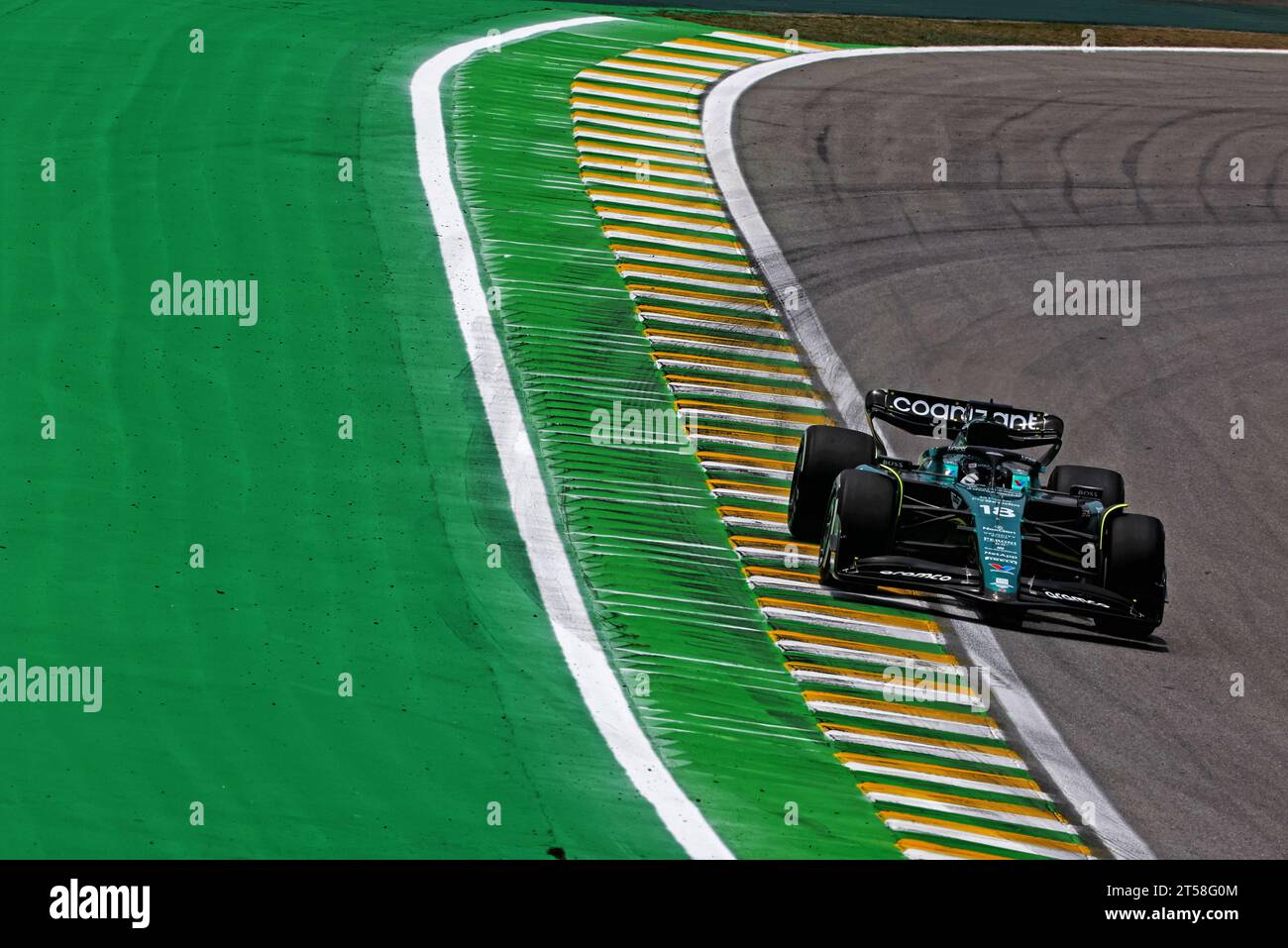 Sao Paulo, Brazil. 03rd Nov, 2023. Lance Stroll (CDN) Aston Martin F1 ...