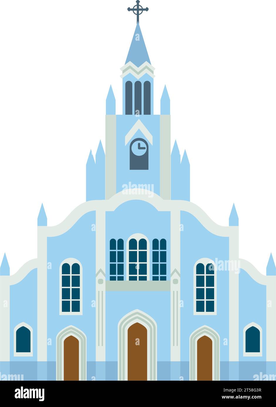 ermita church illustration Stock Vector Image & Art - Alamy