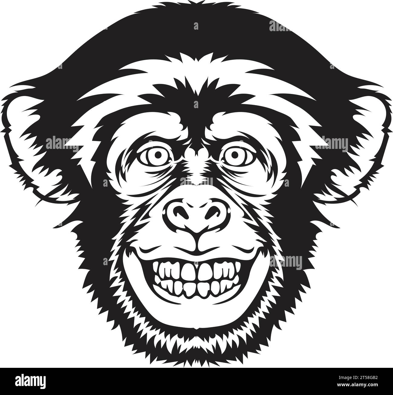 Funny chimpanzee image Cut Out Stock Images & Pictures - Alamy