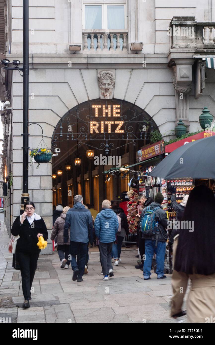 London, England. The Ritz Hotel on Piccadilly in Central London ...