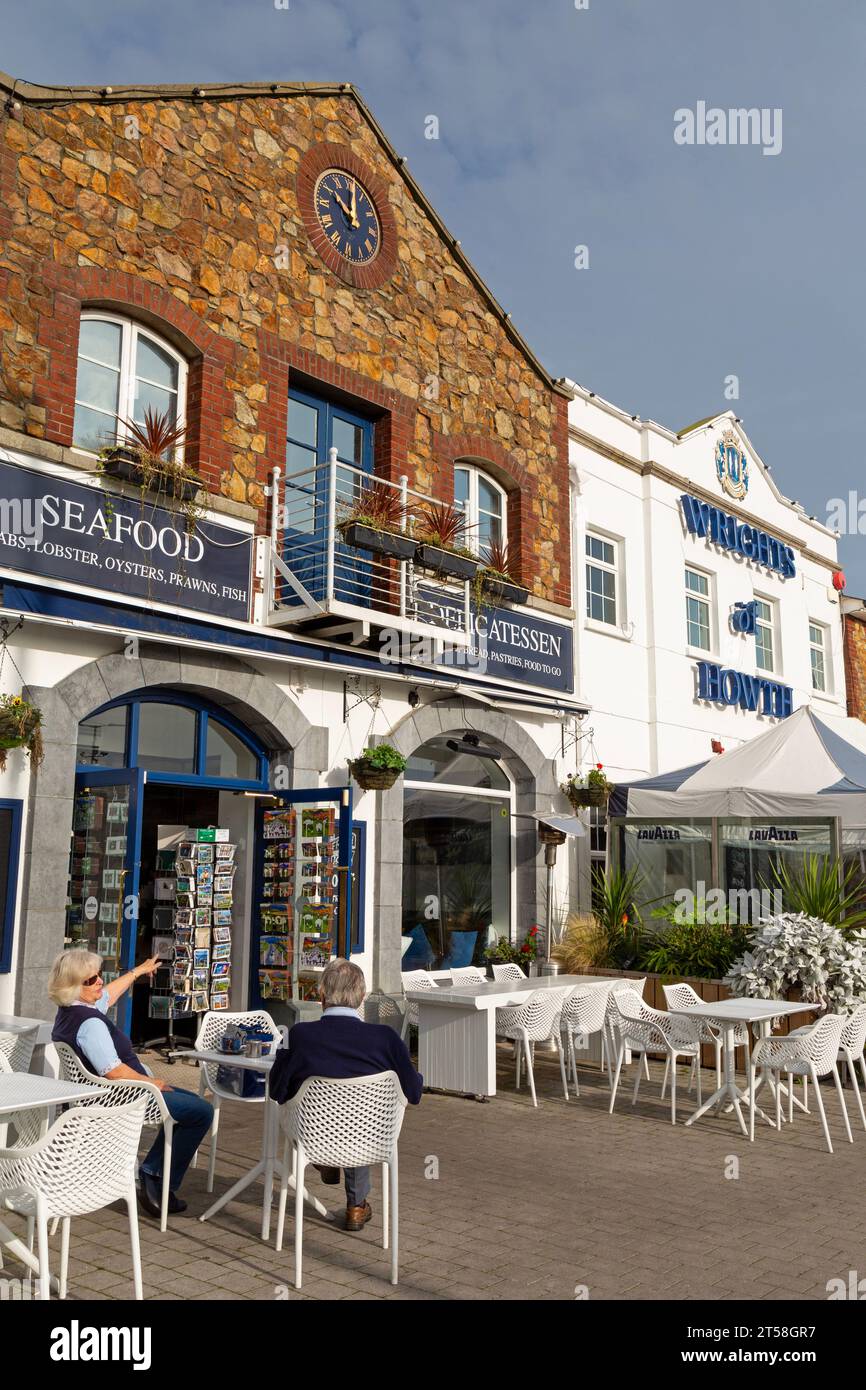 Restaurant, Howth Harbour, County Dublin, Ireland Stock Photo - Alamy