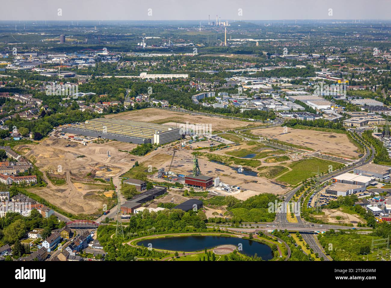 New construction area stadtquartier essen 51 hi-res stock photography ...