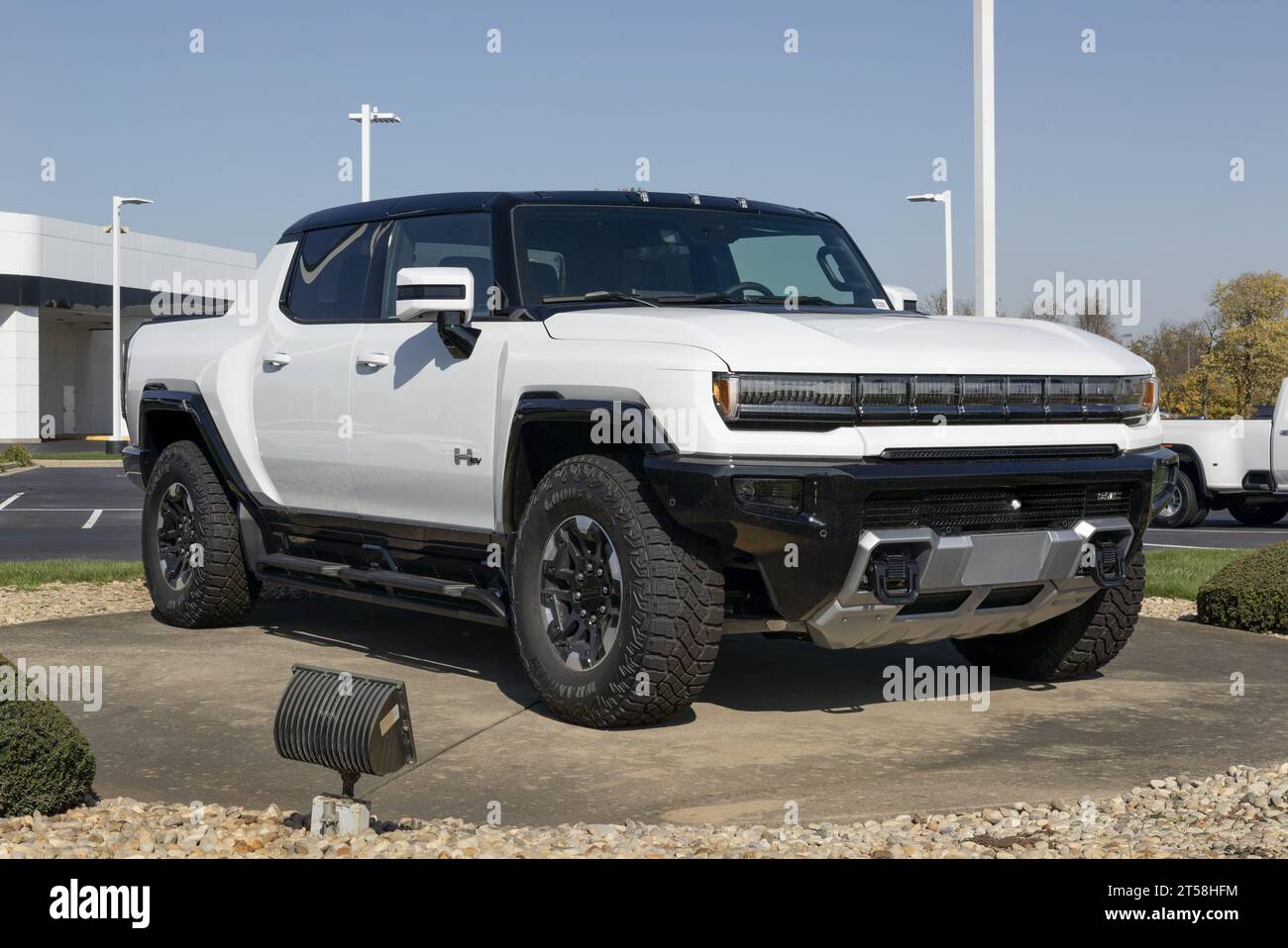 Kokomo - October 24, 2023: GMC Hummer EV Electric Vehicle Pickup Truck ...