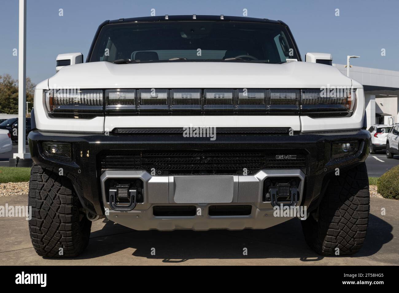 Kokomo - October 24, 2023: GMC Hummer EV Electric Vehicle Pickup Truck ...