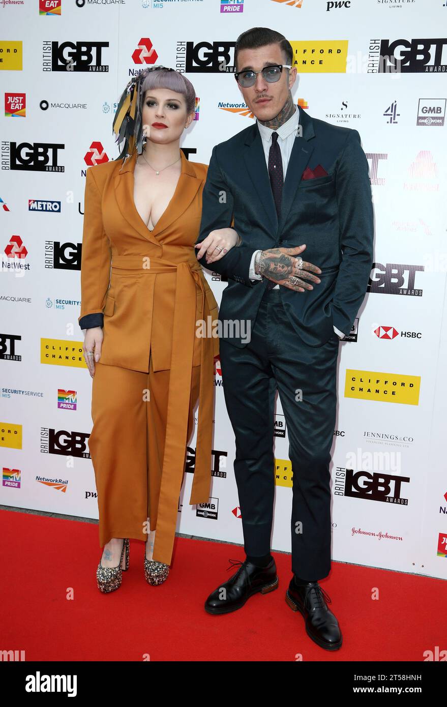Kelly Osbourne and Jimmy Q attend British LGBT Awards 2019 at Marriott ...