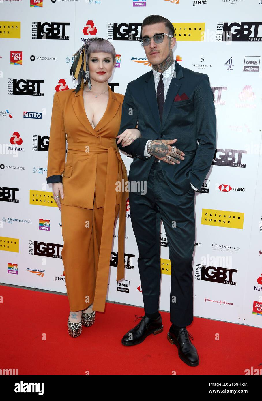 Kelly Osbourne and Jimmy Q attend British LGBT Awards 2019 at Marriott ...