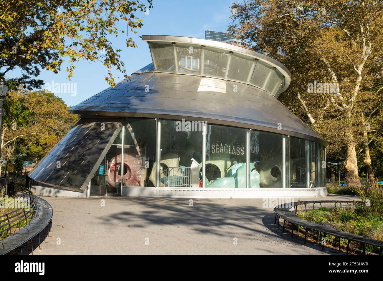 Sea Glass carousel, Battery Park, Manhattan, New York City, United ...