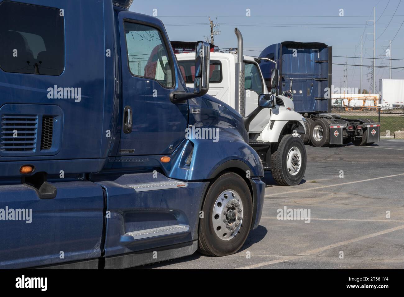 Indianapolis - November 2, 2023: Navistar International Semi Tractor ...