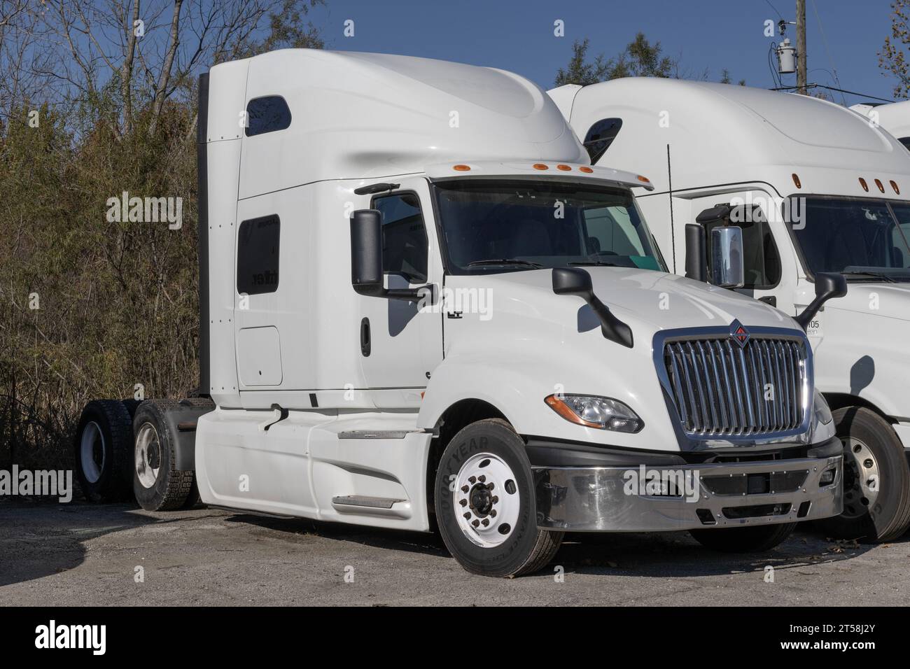 Indianapolis - November 2, 2023: Navistar International Semi Tractor ...