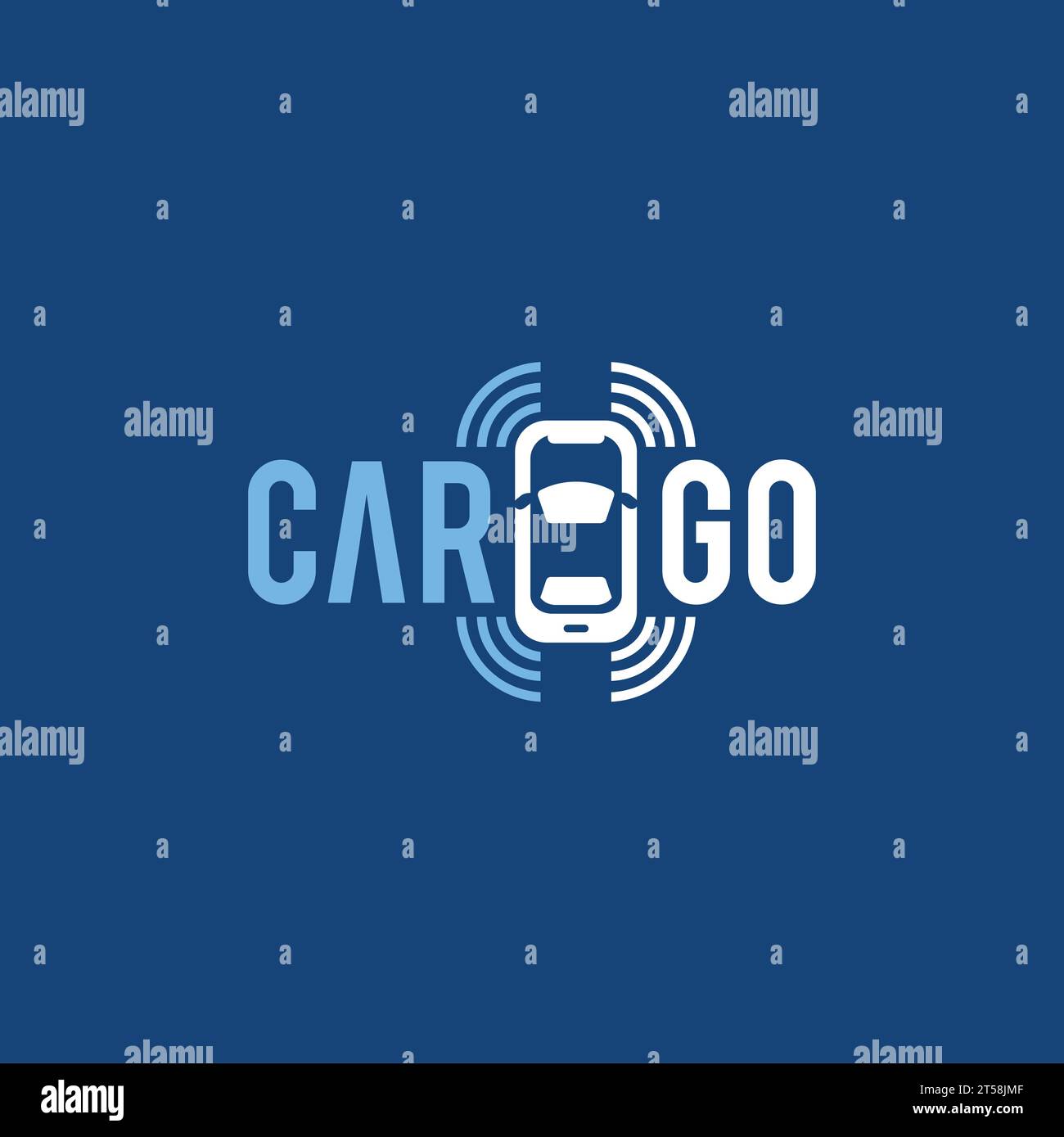 Flat Simple CAR GO TRANSPORTATION logo design Stock Vector Image & Art ...
