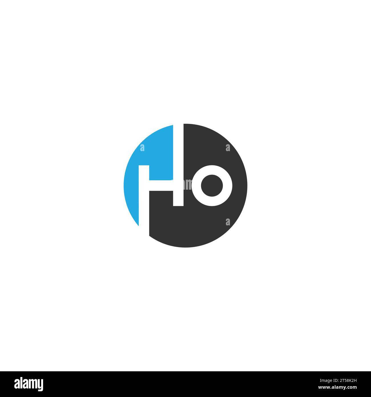 Ho letter type logo design template Royalty Free Vector Stock Vector ...