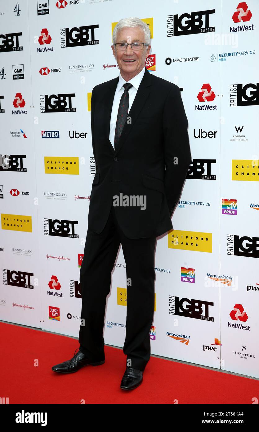 London, UK. 17th May, 2019. Paul O'Grady attends British LGBT Awards ...