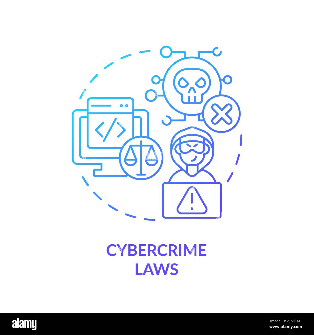 Cybercrime laws Stock Vector Images - Alamy