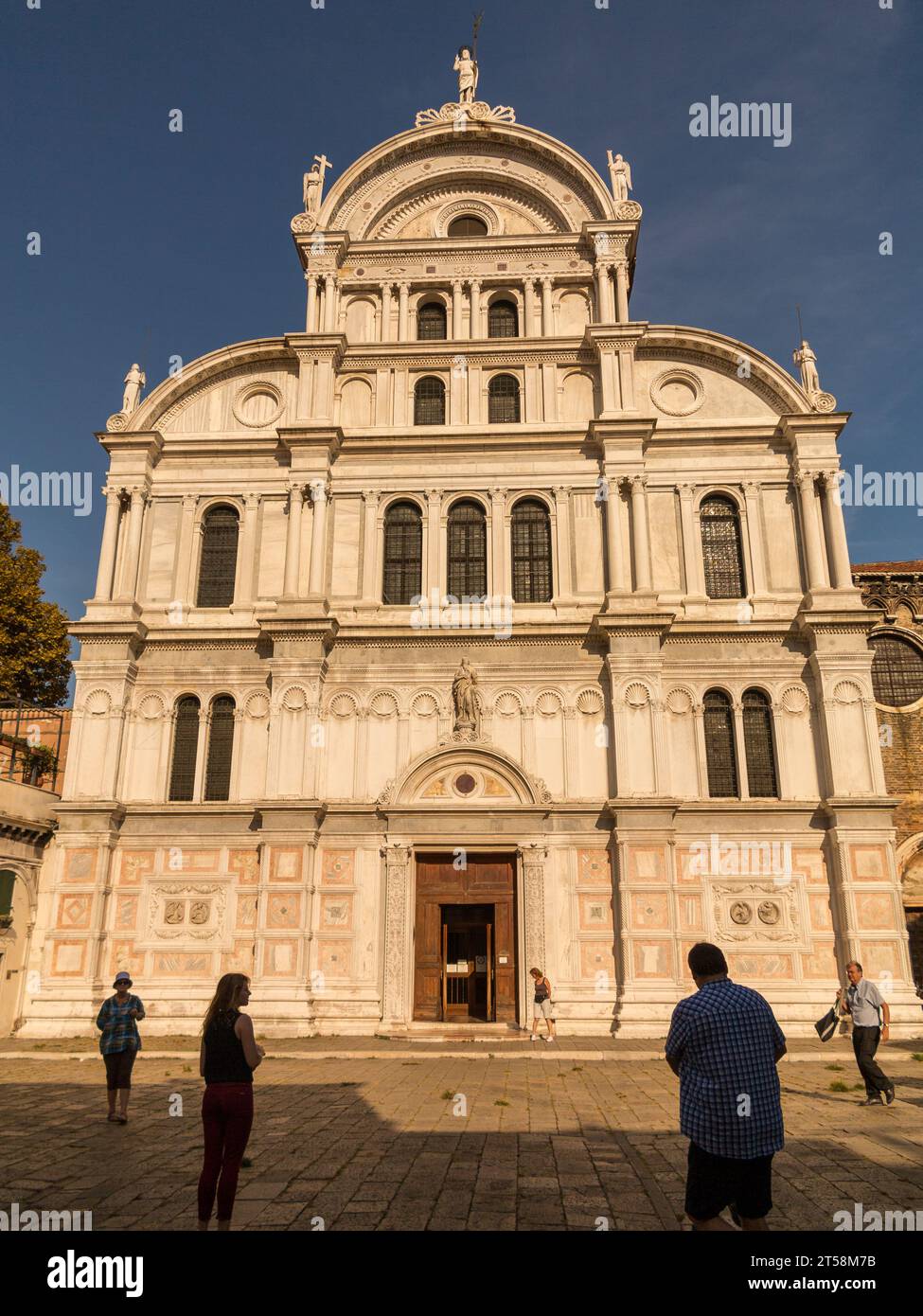 The church of Chiesa di San Zaccaria is located in the Castello east ...