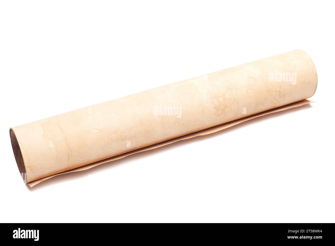 Rolled up map white paper hi-res stock photography and images - Alamy