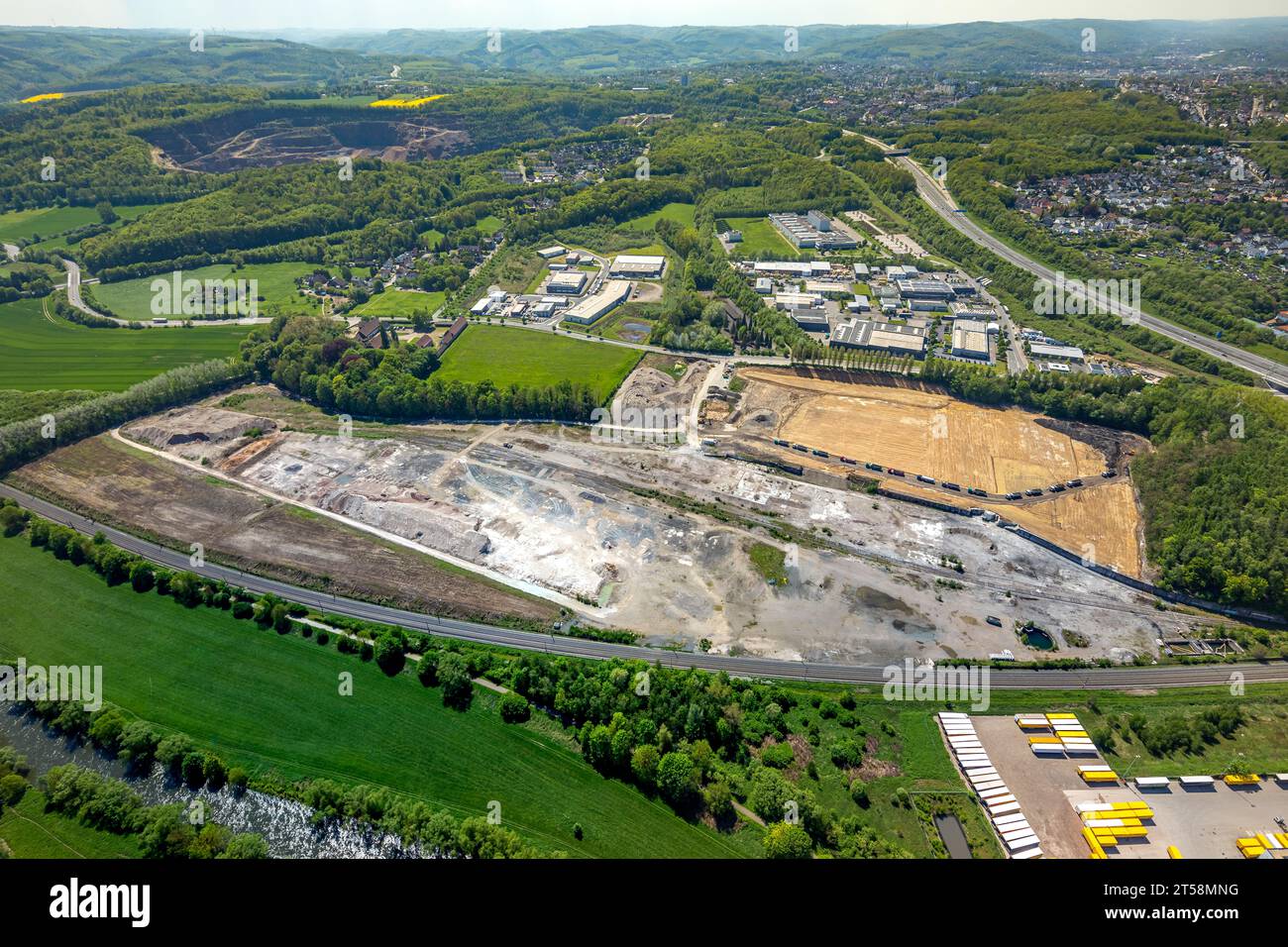 Demolition of dolomite works for construction of dolomitstrasse ...