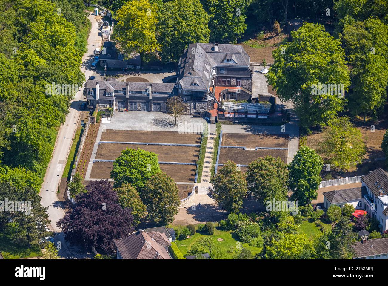 Hohenhof art nouveau villa of osthaus museum hi-res stock photography ...