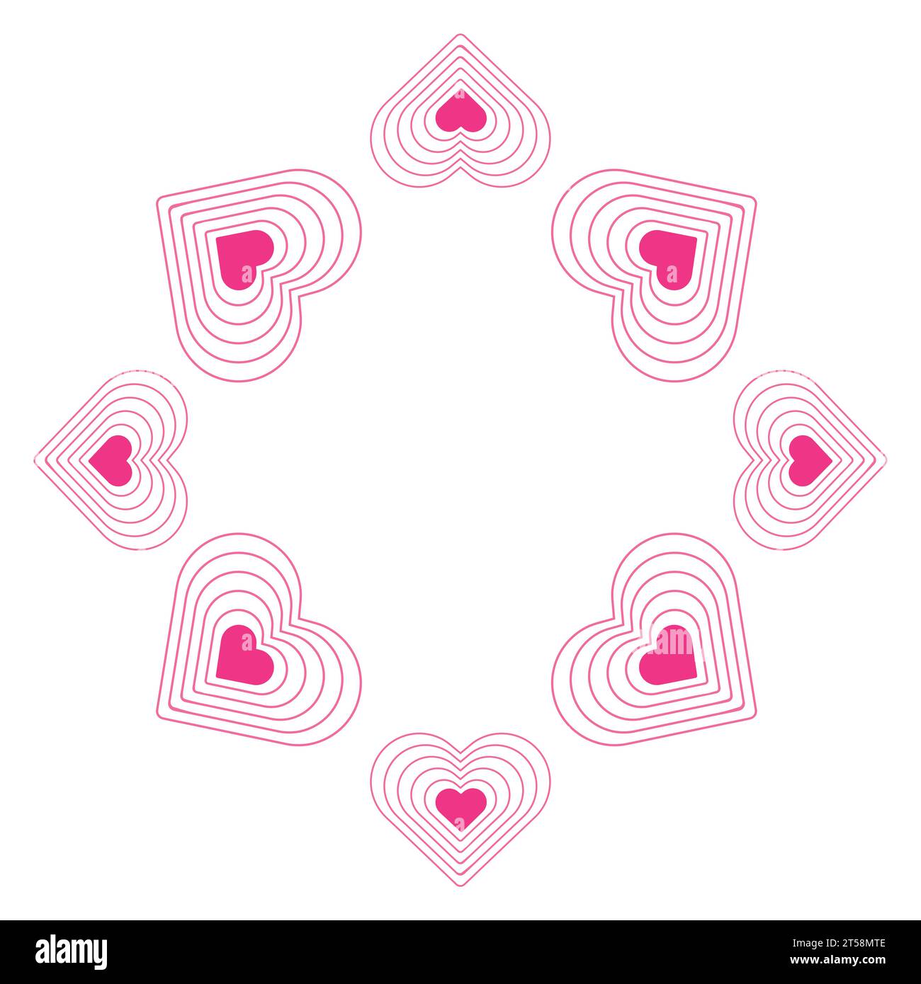 heart love decoration design Stock Vector Image & Art - Alamy