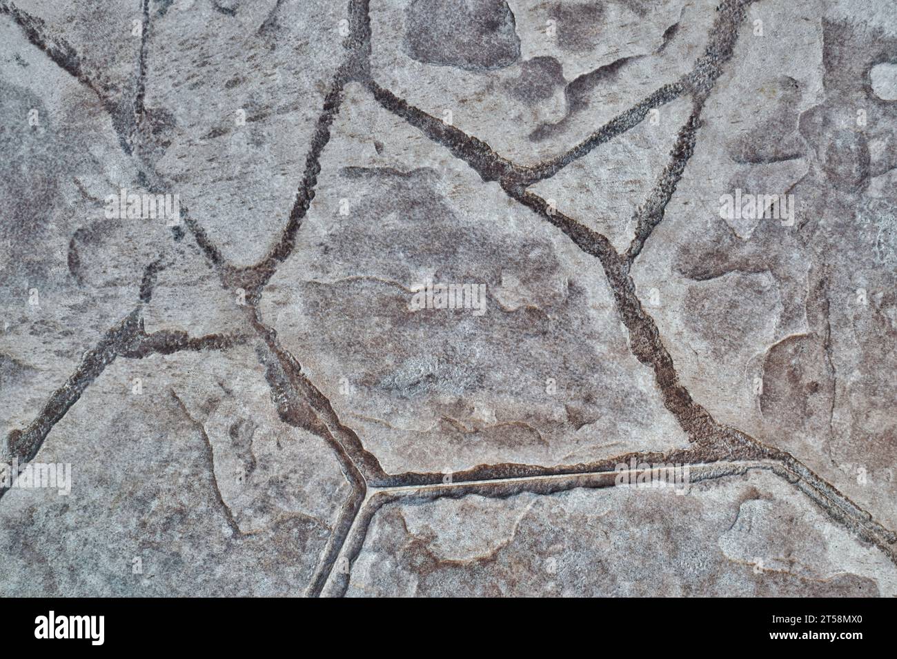 Stamped concrete mosaic patterns, earth tone colors and textures from ...