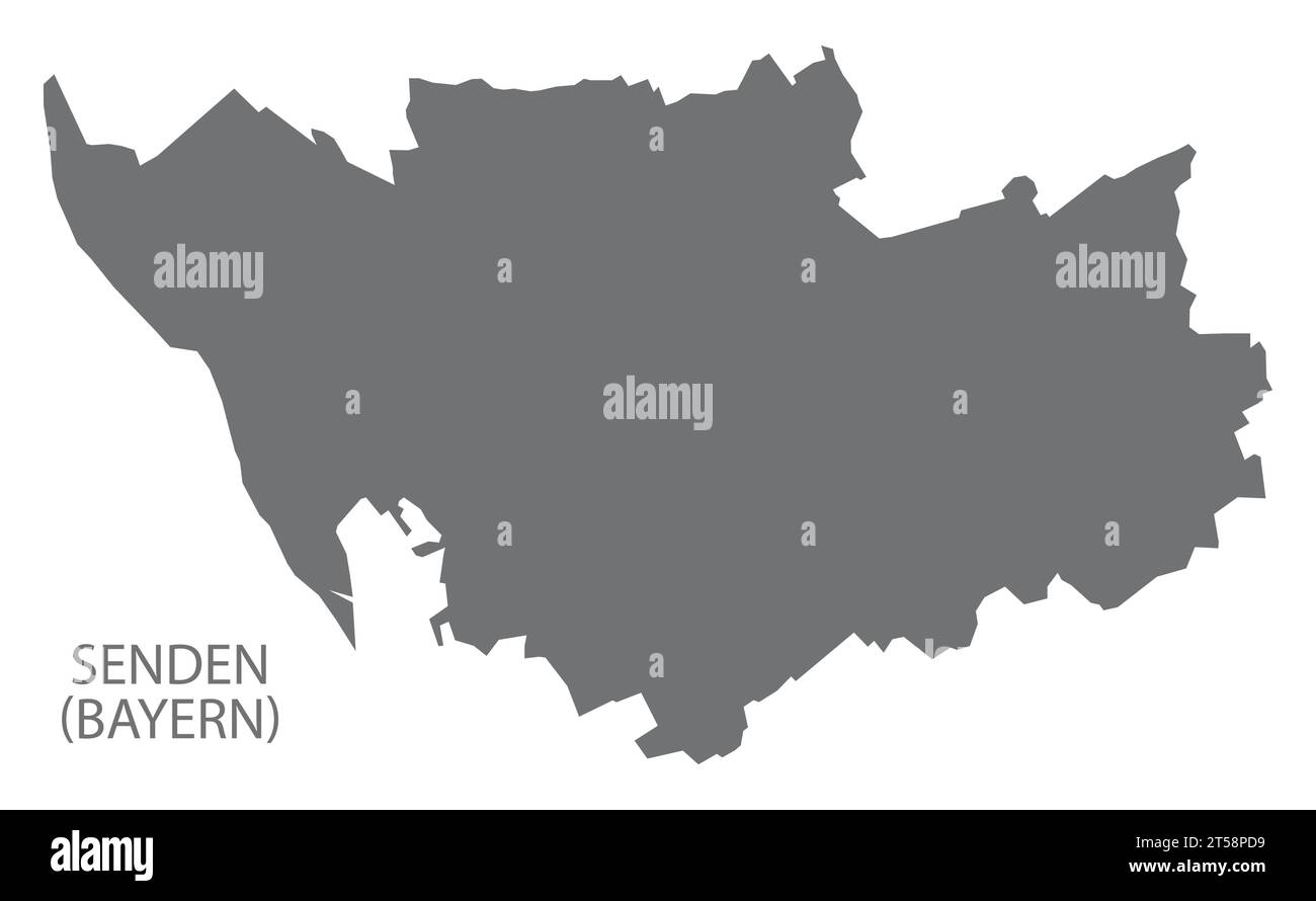 Map of bavaria in germany Stock Vector Images - Alamy