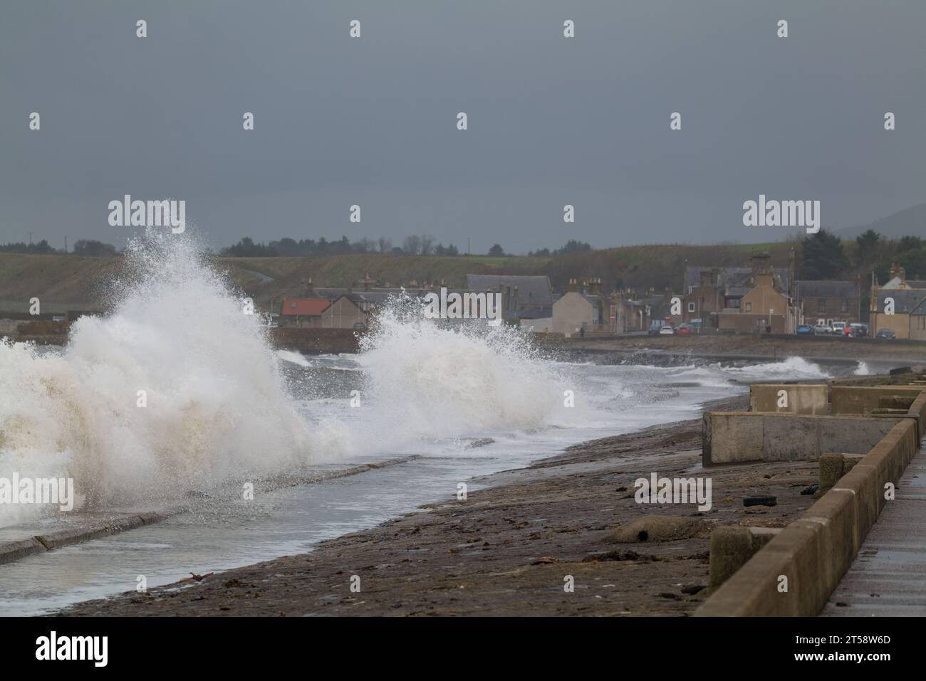 Portgordon, Moray, UK. 3rd Nov, 2023. This is High Tide and stormy ...