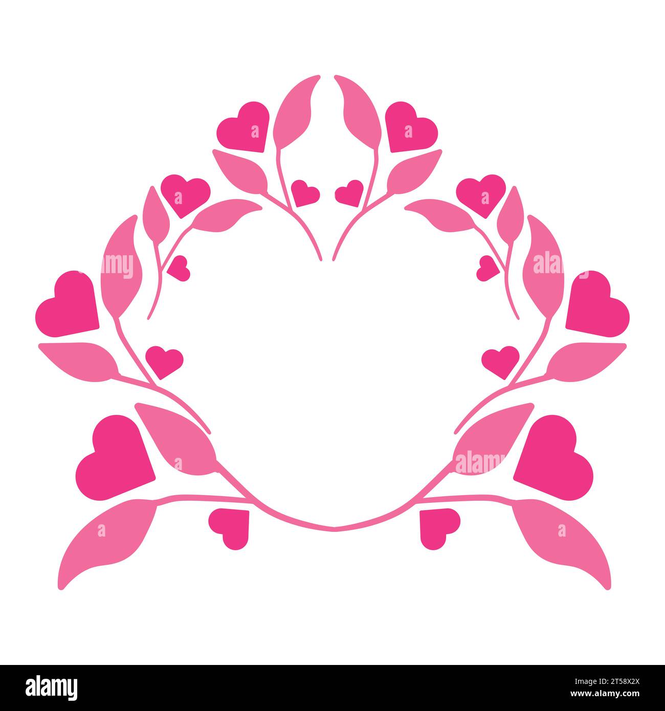 heart love decoration design Stock Vector Image & Art - Alamy