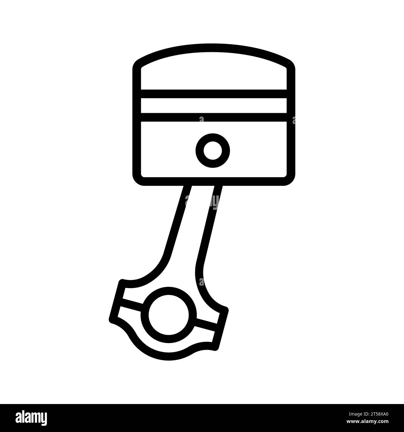 Car Connecting Rod outline vector icon Stock Vector Image & Art - Alamy