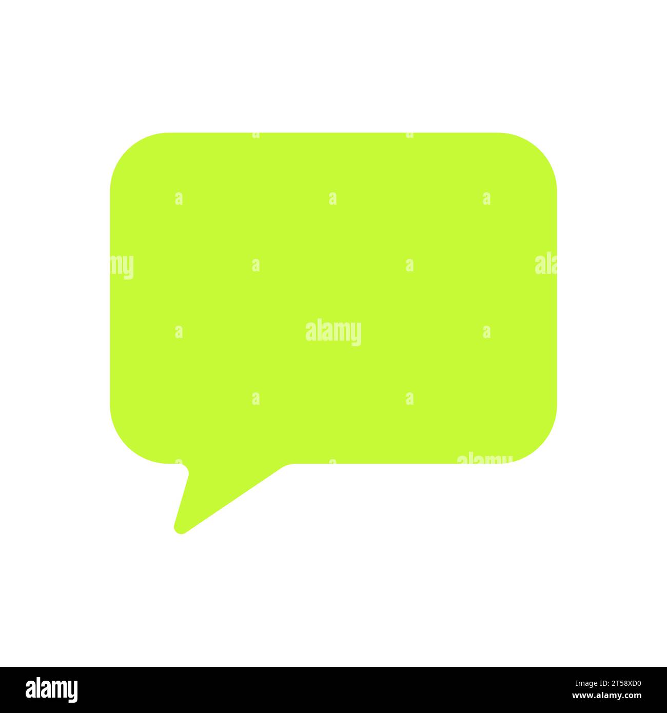 green color speech bubble vector illustration Stock Vector Image & Art ...