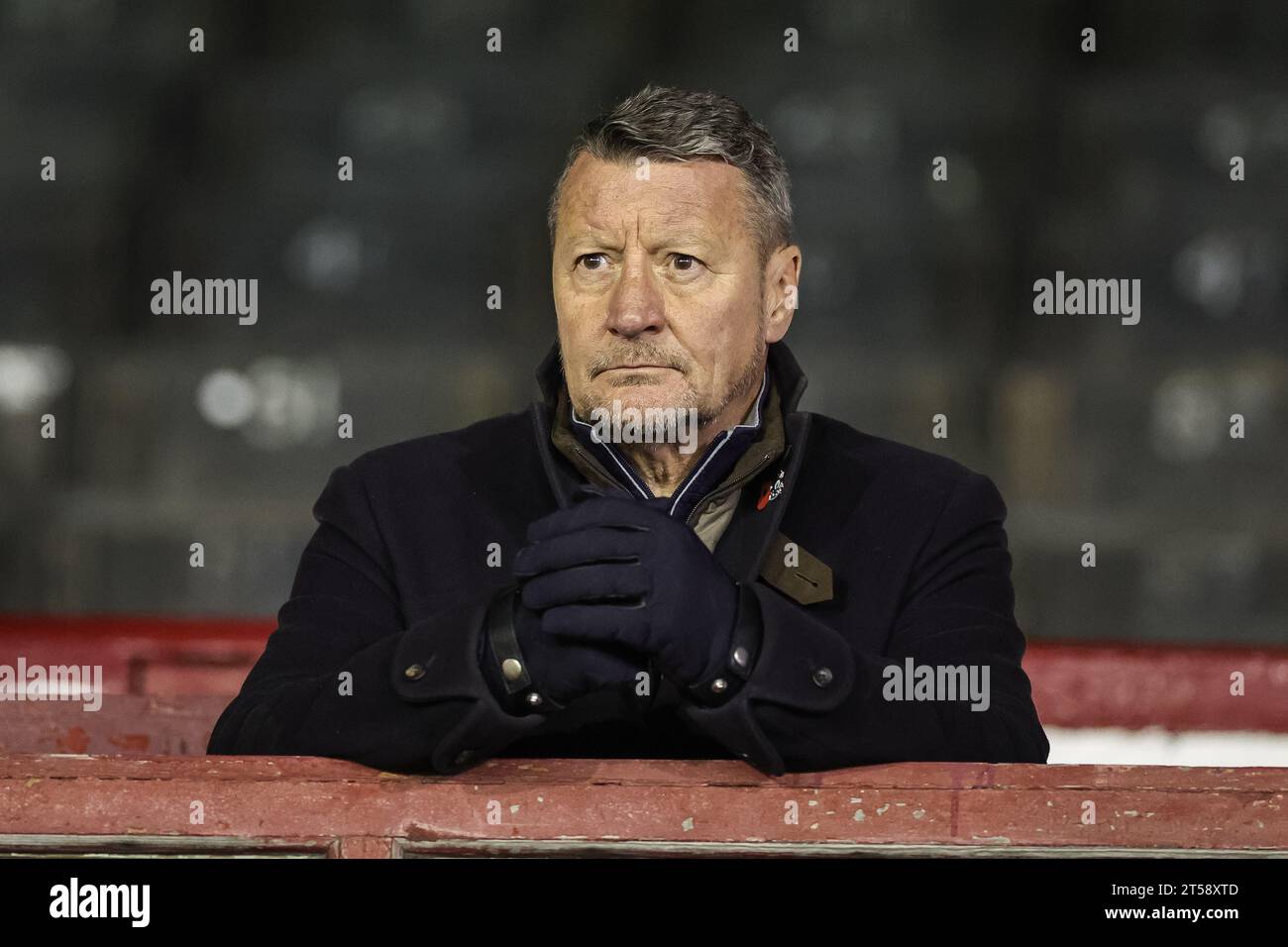 Barnsley, UK. 03rd Nov, 2023. Former Barnsley manager Danny Wilson is ...