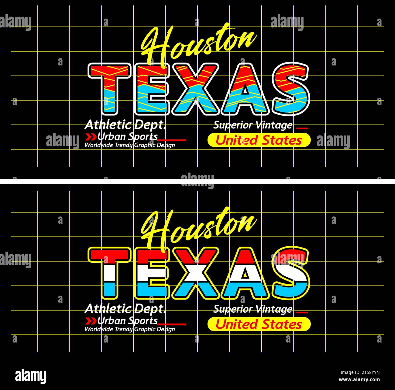 Texas urban line lettering sports style vintage college, typography ...