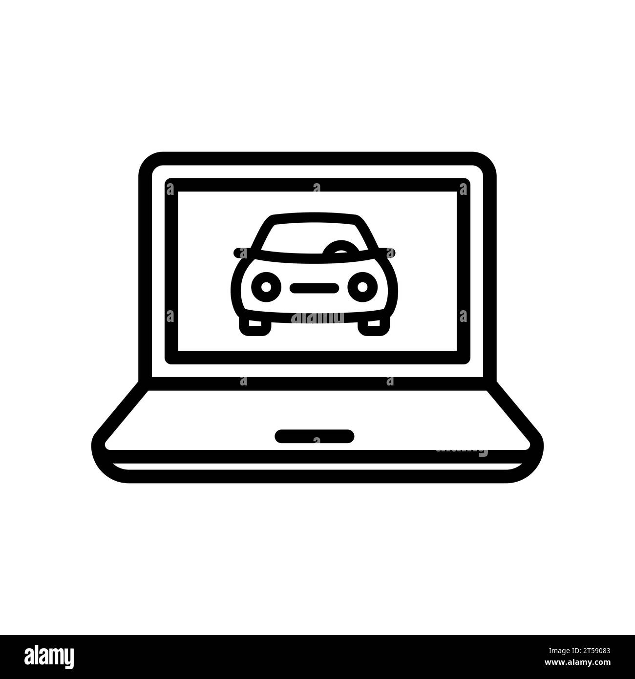 Car diagnostic outline vector icon Stock Vector Image & Art - Alamy