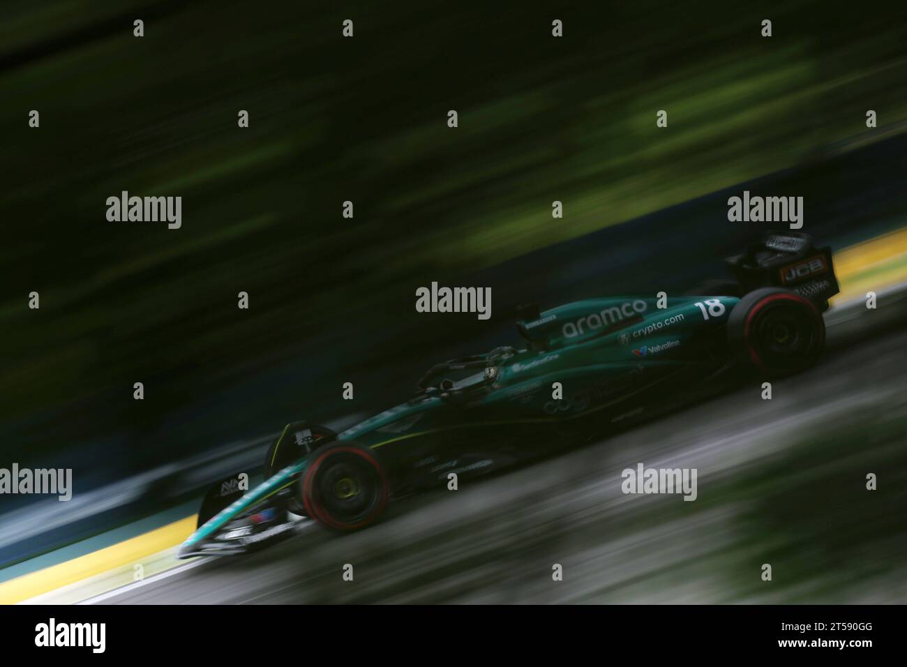 Sao Paulo, Brazil. 03rd Nov, 2023. Lance Stroll (CDN) Aston Martin F1 ...